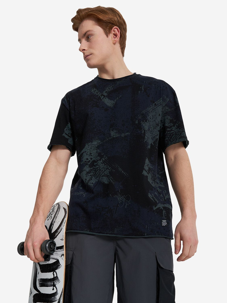 Футболка Мужской Termit зеленый, размер 52, 54 Хлопок Спортивный Узбекистан купить c доставкой ...