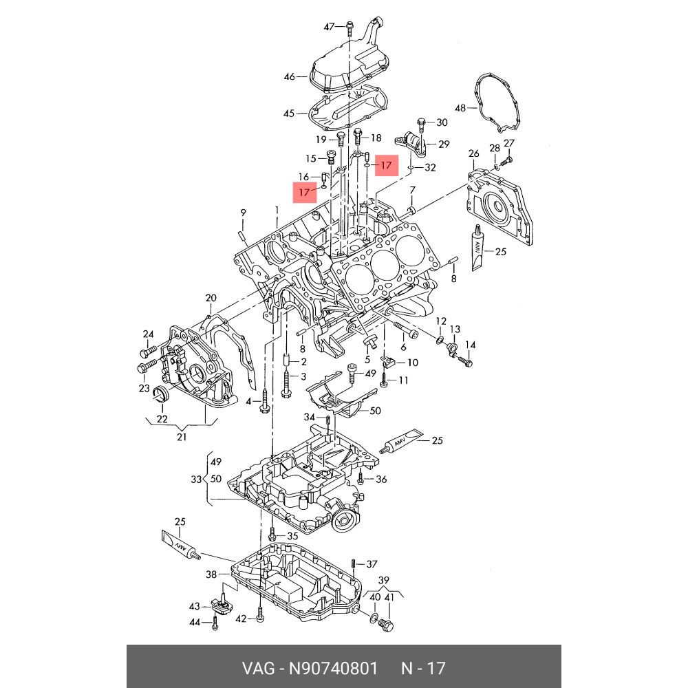 Кольцо уплотнительное маслопровода VAG N90740801, oem N90067202 купить ...