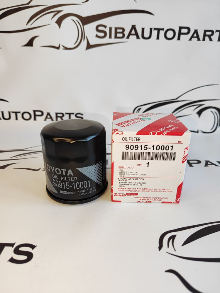 Фильтр масляный оригинальный 9091510001 TOYOTA Camry Corolla Harrier ...