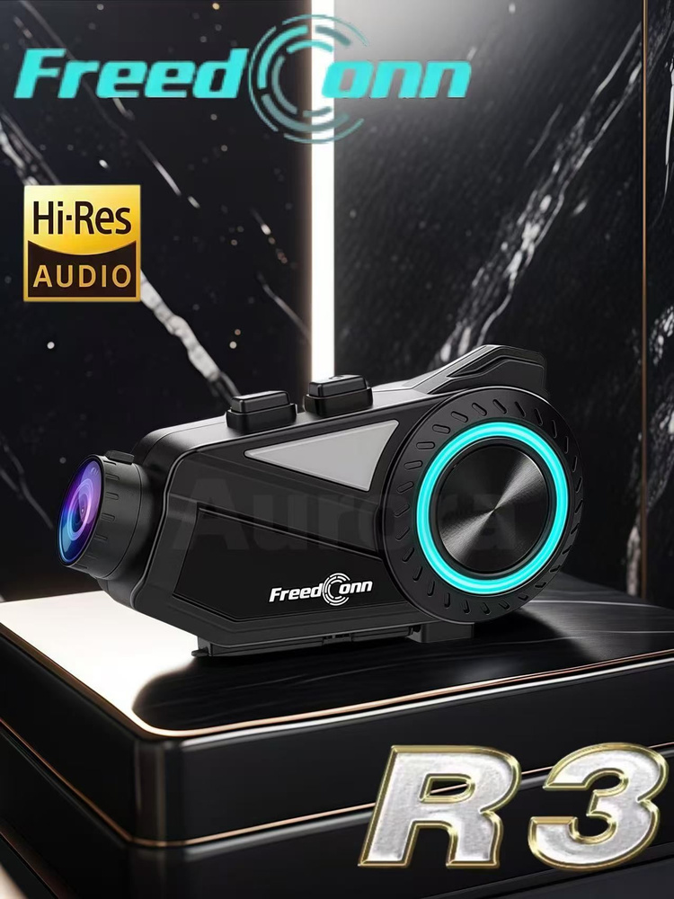 Мотогарнитура с видеорегистратором FreedConn R3 универсальная ...