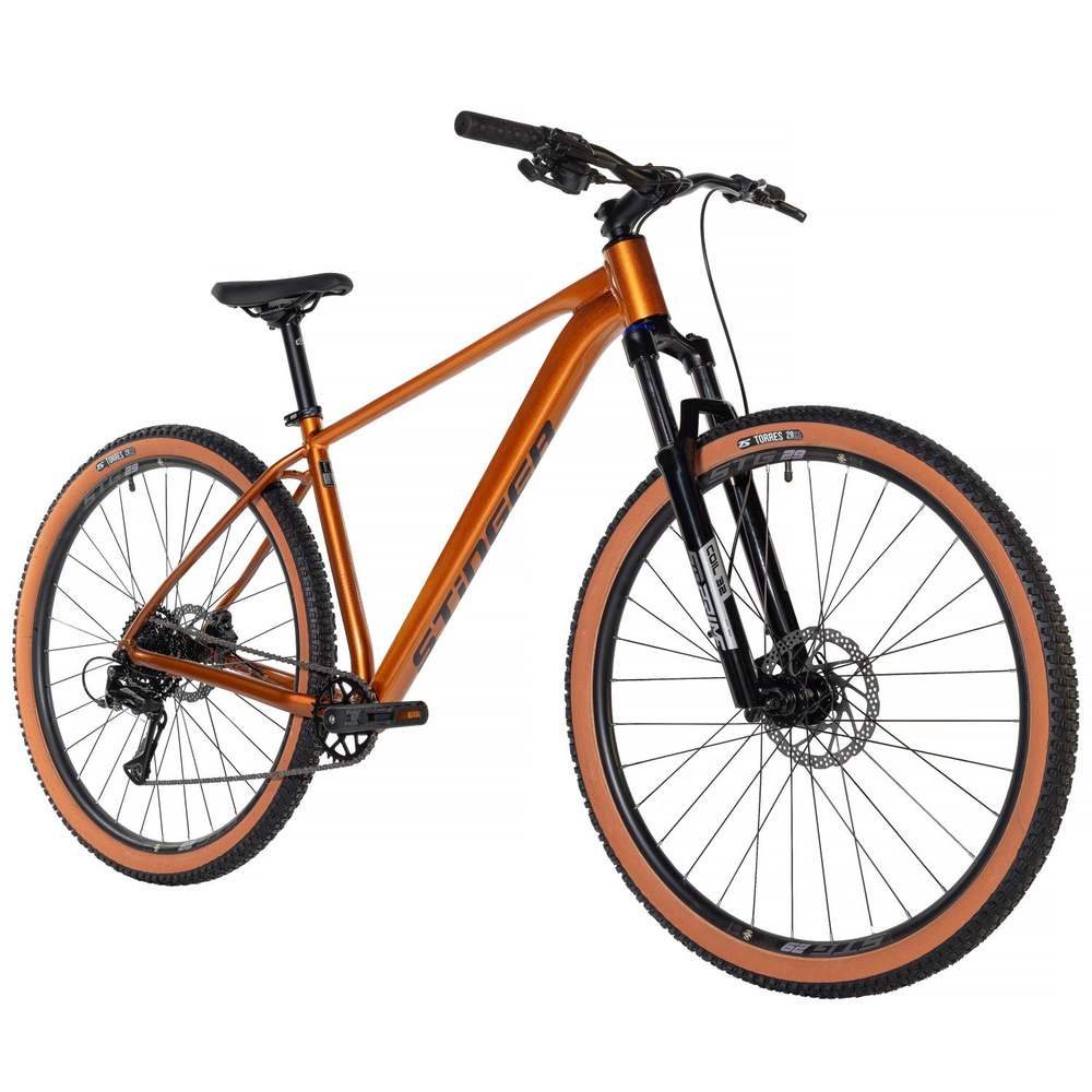 Велосипед взрослый горный STINGER 29" GRADIENT STD скоростной, золотой, размер XL купить c ...