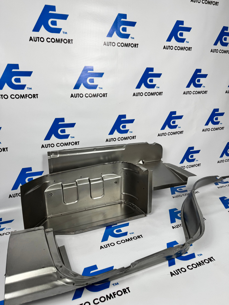 Ремкомплект правого порога: порог + подножка; Газель 3302; 33023; 2705; 2217 (Соболь Баргузин ...