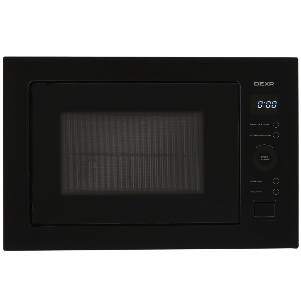 Встраиваемая микроволновая печь DEXP BM25-S01 черный 25 л, 900 Вт, гриль, автоматическая ...