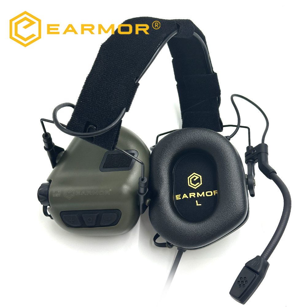 EARMOR M32 SE Профессиональные электронные наушники для стрельбы, тактические коммуникационные ...