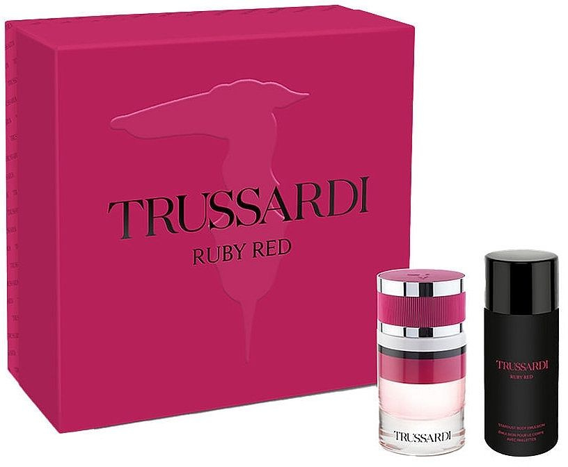 TRUSSARDI Ruby Red lady set (60ml edp + 125ml body emulsion ...