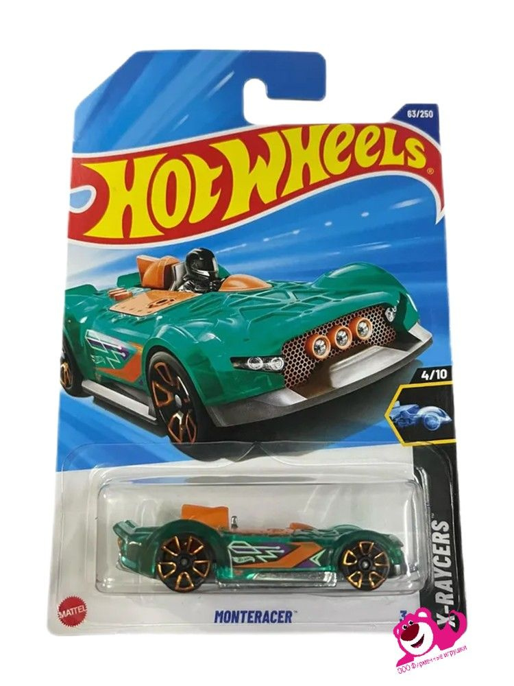 Машинка Mattel Hot Wheels 2025K C4982 Monteracer (Green) купить на OZON ...