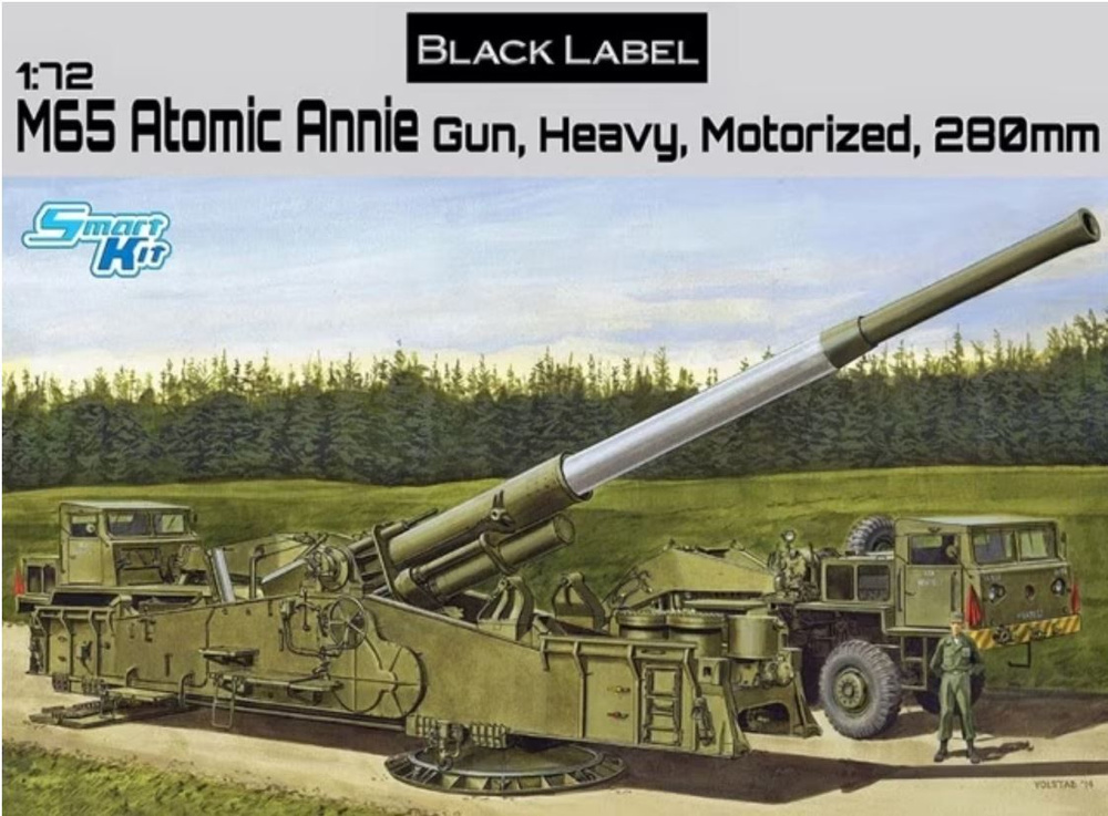 Сборная модель военной техники Dragon M65 Atomic Annie Gun, Heavy ...