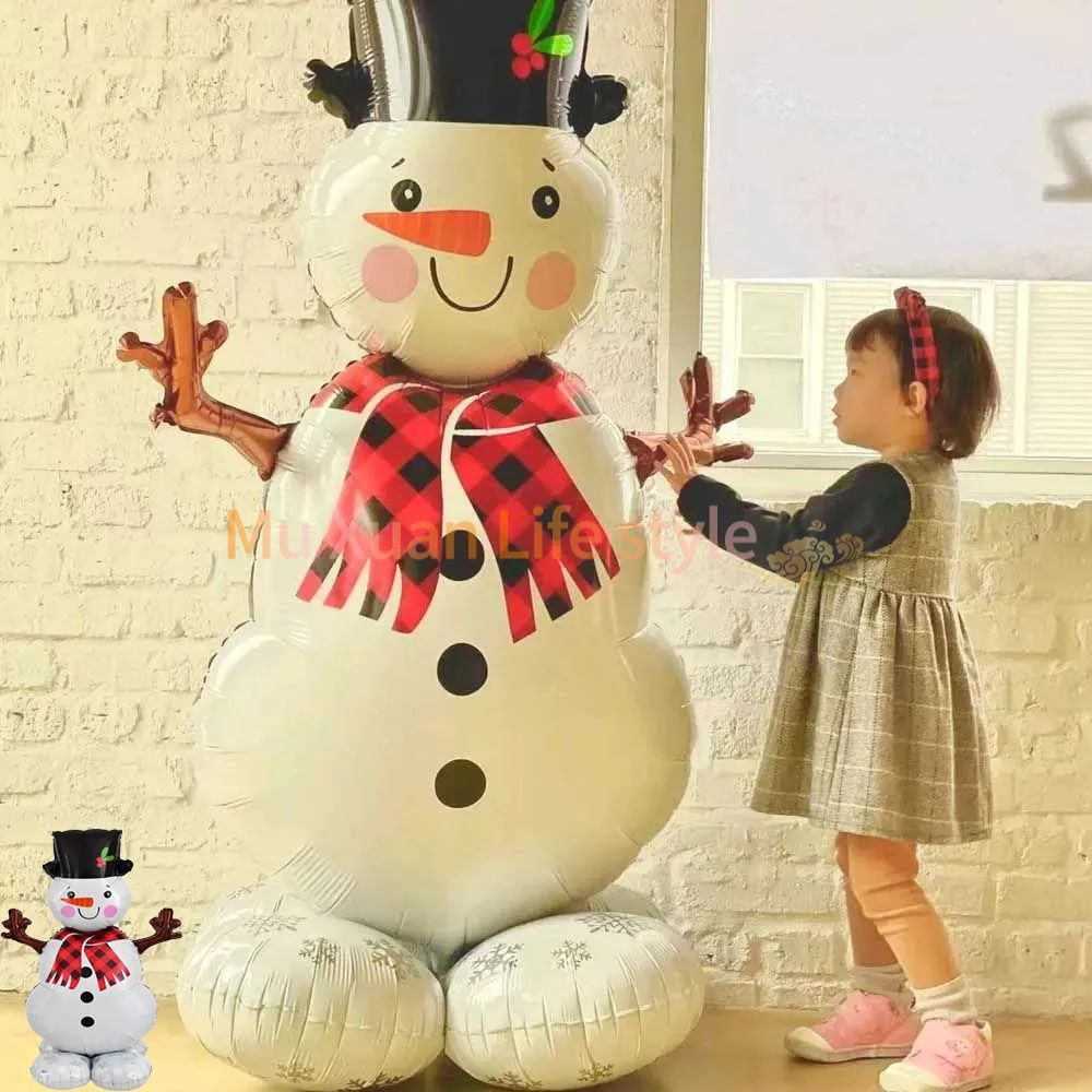 огромный воздушный шар из фольги в виде снеговика, 1 шт купить c ...