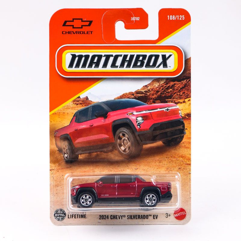 Машинка Matchbox 2025 1/64 Car Model Toy 2024 Chevy Silverado EV 2025 ...