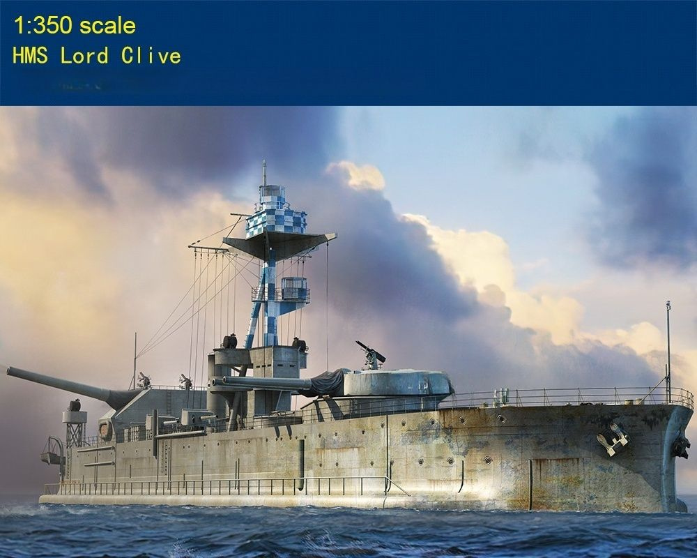 Hobby Boss 86518 1/350 HMS Lord Clive Monitor сборная модель корабля ...