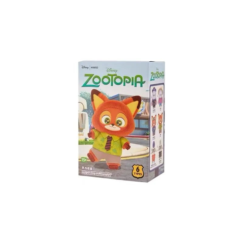 MINISO Zootopia Vinyl Plush Pendant Mystery Blind Box, Подарки ...