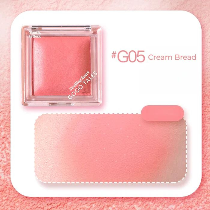 Румяна для лица GOGO TALES Baked Mono Matte Blusher Powder - G05 Cream Bread купить на OZON по ...