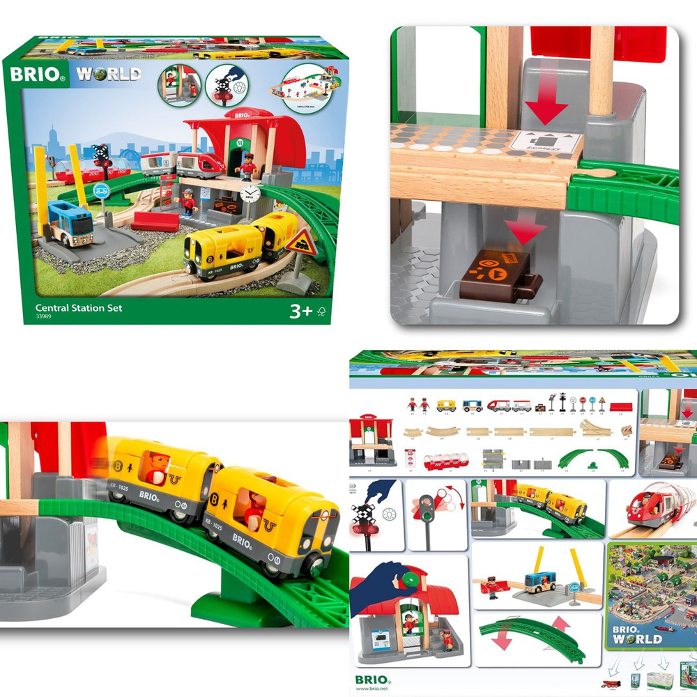 BRIO 33989 набор ж/д "Центральный вокзал" купить на OZON по низкой цене ...
