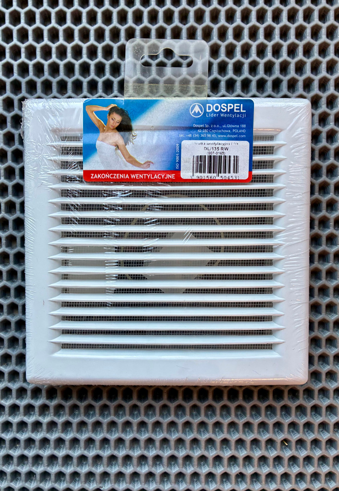 Вентиляционная Решетка Пластиковая 175х175 Dospel. Размер фланца 135х135 купить на OZON по ...