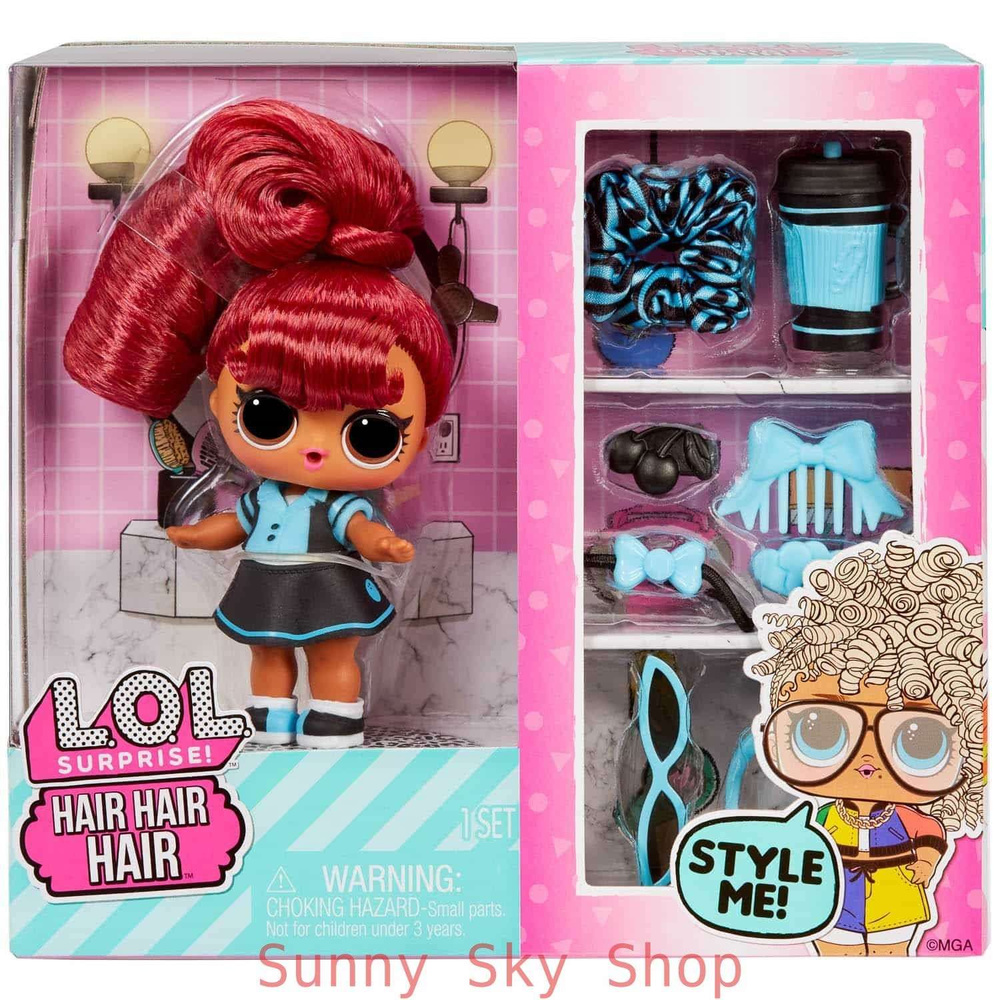 L.O.L. Surprise! Кукла LOL Hair Dolls Tots, ЛОЛ Сюрприз Хейр - Dark Red ...