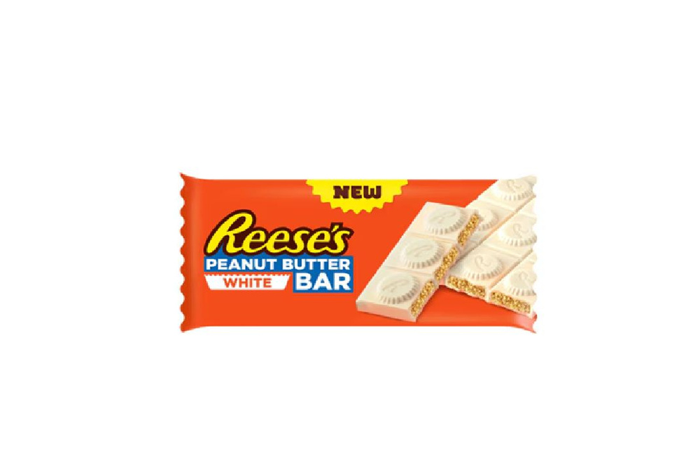 Шоколадная плитка Reese's Peanut Bar White с белым шоколадом 90 гр ...