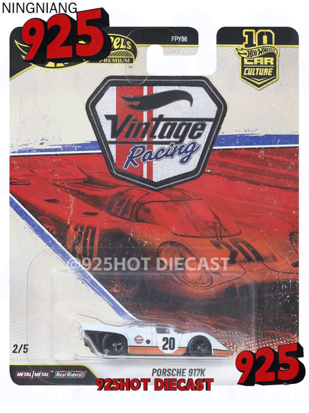 Машинка 925HOT WHEEL Car Culture Vintage Racing FPY86 2026T Porsche 917 ...