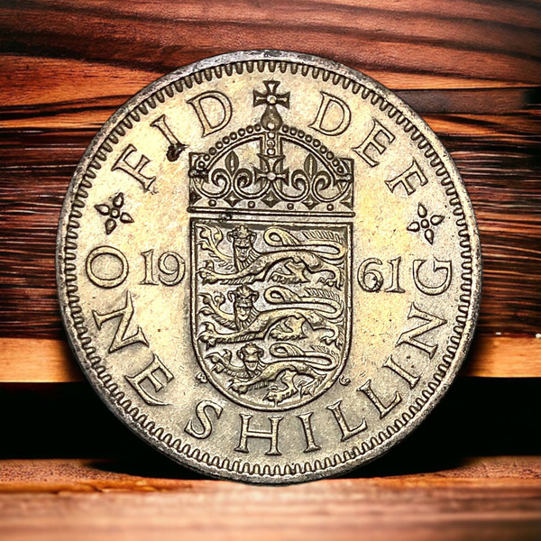 Монета Великобритания 1 шиллинг 1961 года. Елизавета II купить на OZON по низкой цене (3020230400)