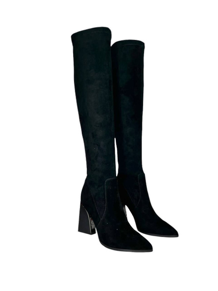 Ботфорты Женский Mainila, размер 40 черный матовый Демисезон 6 ...