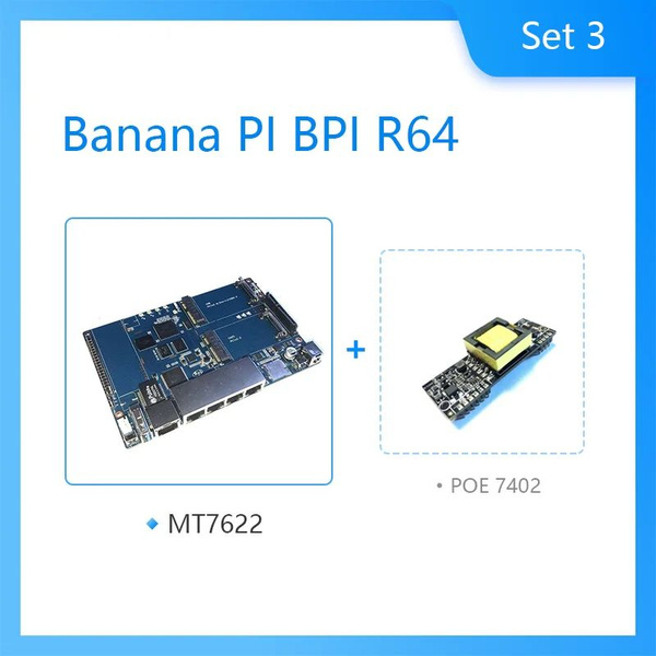 Banana PI BPI R64 MT 7622 Открытый маршрутизатор, Интерактивная игрушка ...