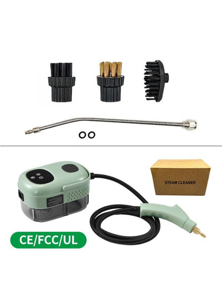 Пароочиститель pdd#676603191840, зеленый, 2500 Вт, Горизонтальное отпаривание купить c доставкой ...