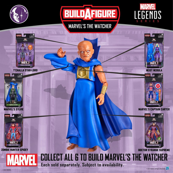 Фигурки Hasbro Серия анимационных фильмов Marvel Legend Observer если ...