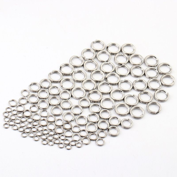 OZ-BDOT-100xКольца для приманки из нержавеющей стали, соединительные кольца для крючков и ...