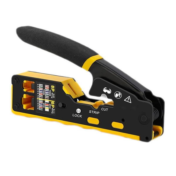 RJ45 Crump Tool Kit Pass Через Инструмент Cat6 Crimping Для CAT5 CAT5E ...