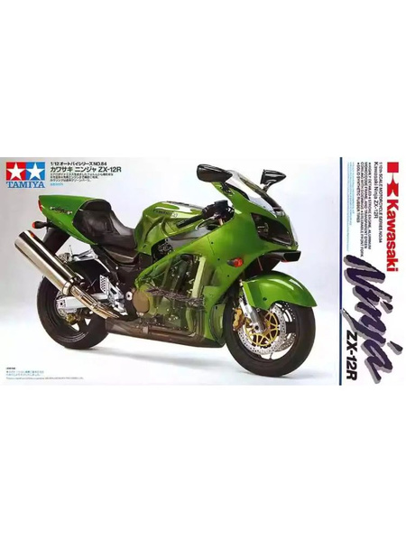 Tamiya 14084 1/12 Scale Motorcycle Sport Bike Model Kit Kawasaki Ninja ...