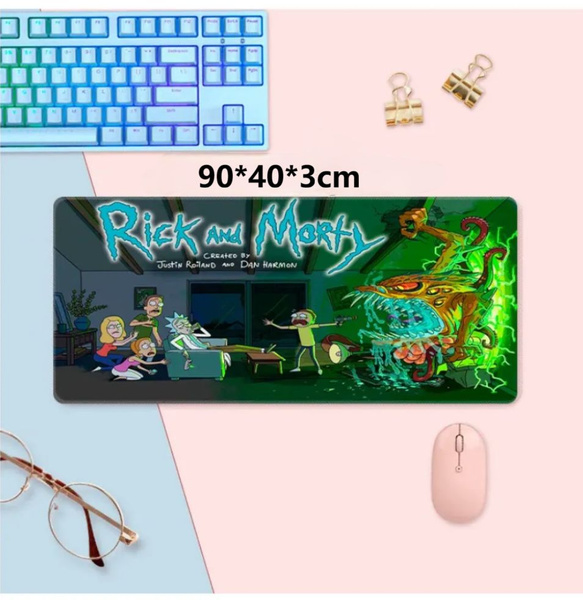 Коврик для мыши в стиле Рик и Морти, №01 90x40x0.3см купить на OZON по низкой цене (1566290444)