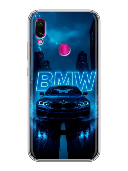 Чехол для Xiaomi RedMi Note 7 с принтом BMW БМВ (мужской) на Сяоми ...