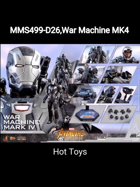 Hot Toys фигурка железный человек, MMS499D26 Avengers: Infinity War, 1/6 War Machine Mark IV ...