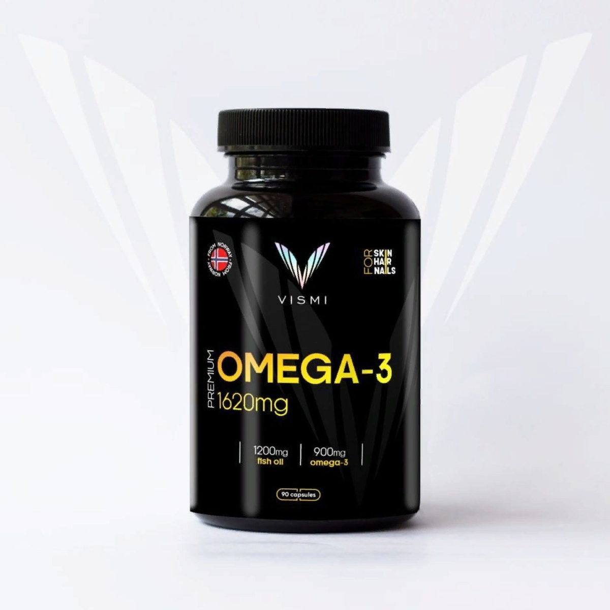 Витамины VISMI, Омега 3 1620 мг, рыбий жир для взрослых для иммунитета ...