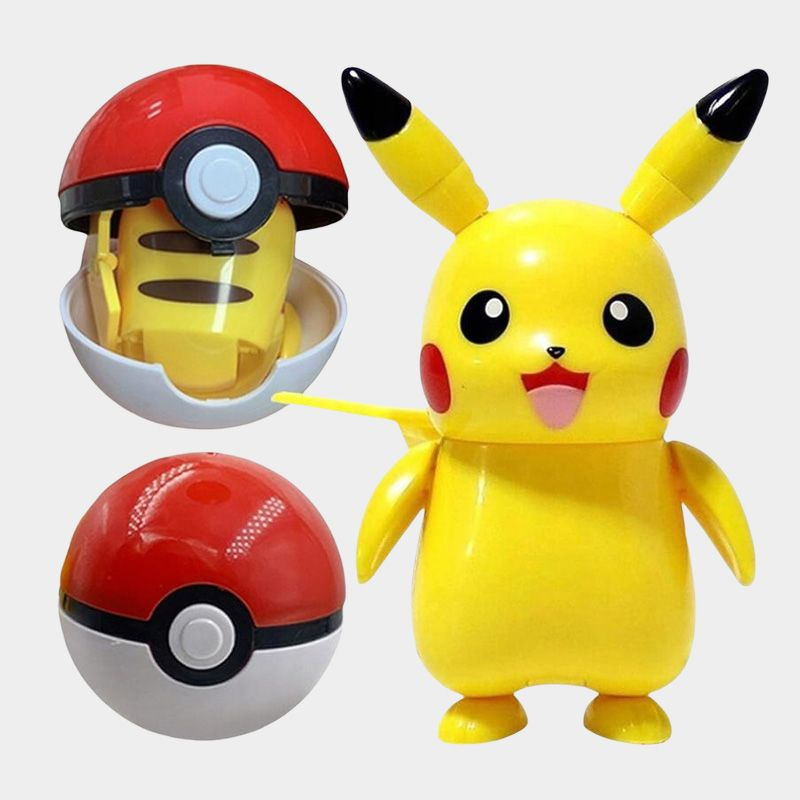 Покебол покемон игрушка, модель в мяч 8cm,Пикачу "Pokemon" 7x11см ...