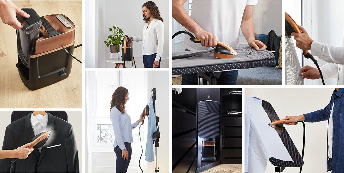 Tefal Гладильная система IXEO POWER QT2020E0, черный, медь купить на ...