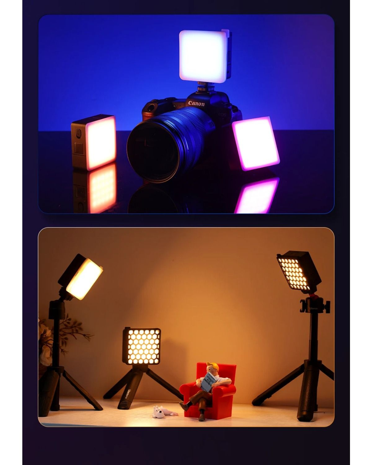 Ulanzi VL49 RGB PRO Video Свет 2500K-9000K LED Camera Light ...
