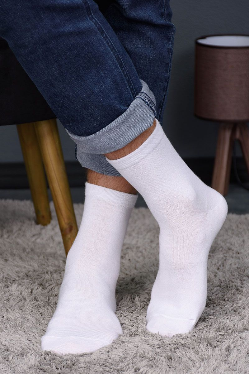 Носки Мужской AMIGOBS, размер 41, 47 Хлопок, Полиамид Бег, Фитнес Лето белый Повседневный Китай ...