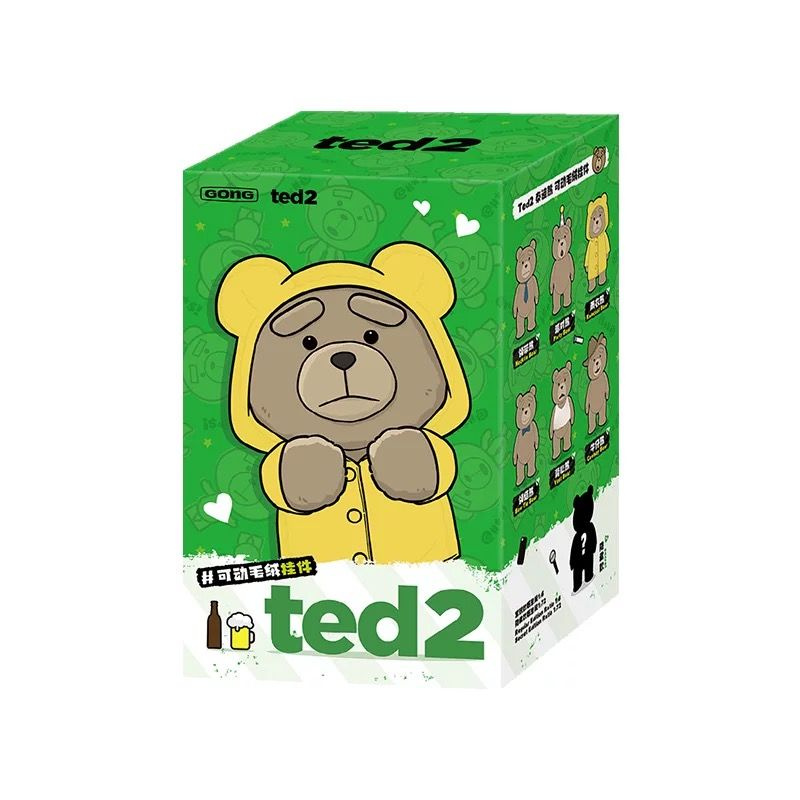 Коллекционная фигурка Слепая коробка POPMART Resonance "Ted2" Teddy Bear Plush Pendant купить на ...