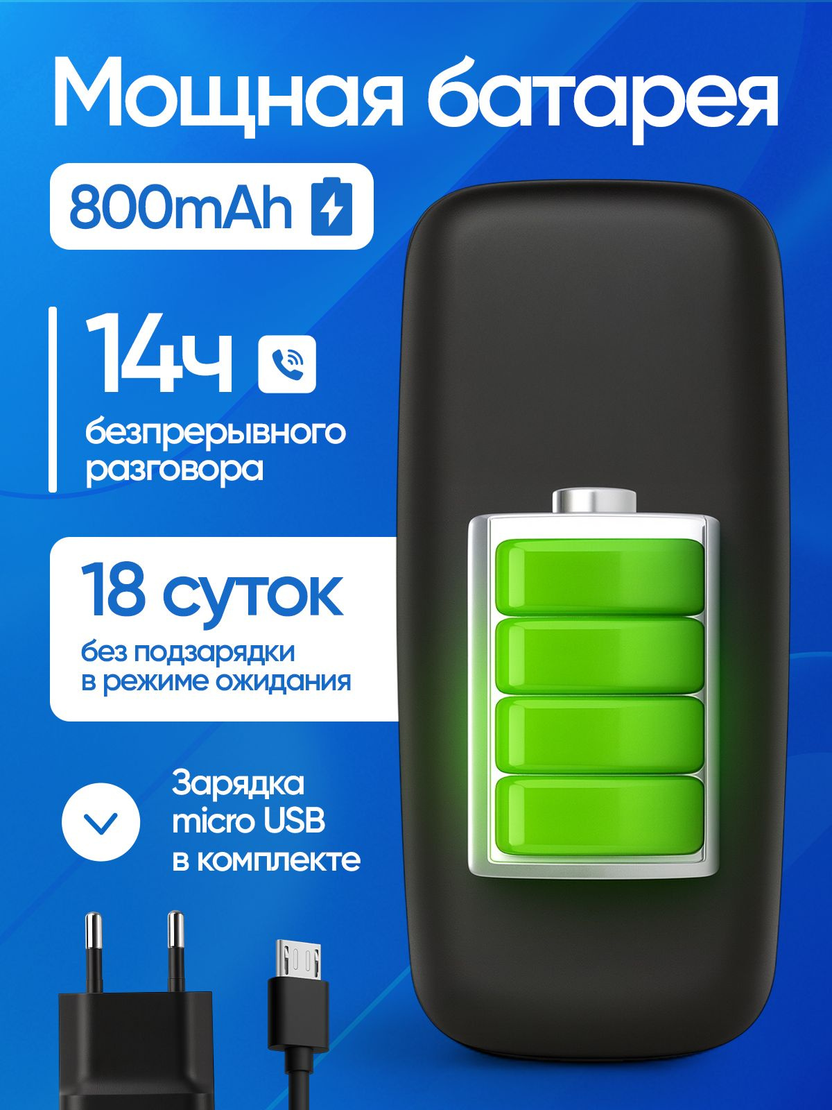 Кнопочный мобильный телефон Nokia 105 (Нокиа) купить на OZON по низкой ...