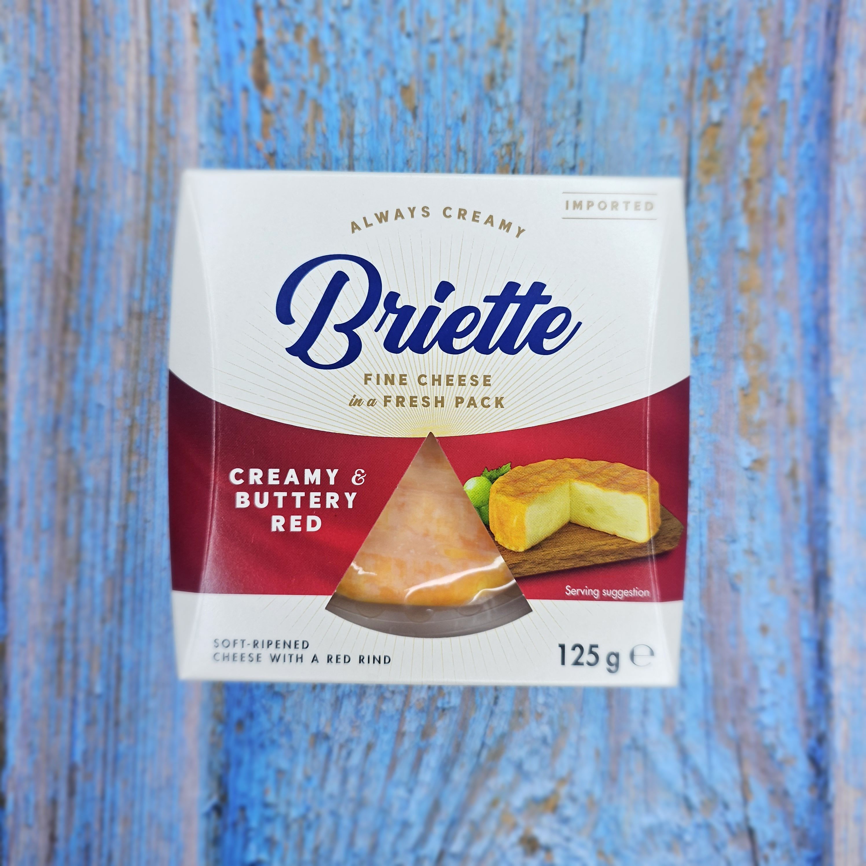 Мягкий сыр Бри Сливочно-Маслянистый Красный (Briette Fine Cheese Creamy ...