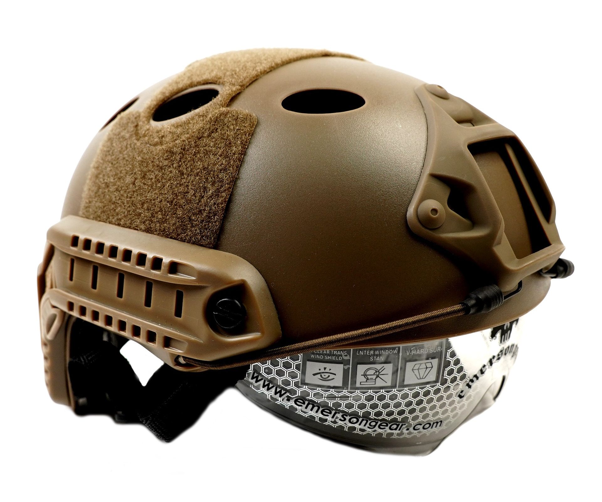 Тактический шлем EmersonGear Fast Helmet Protective Goggle PJ Type ...