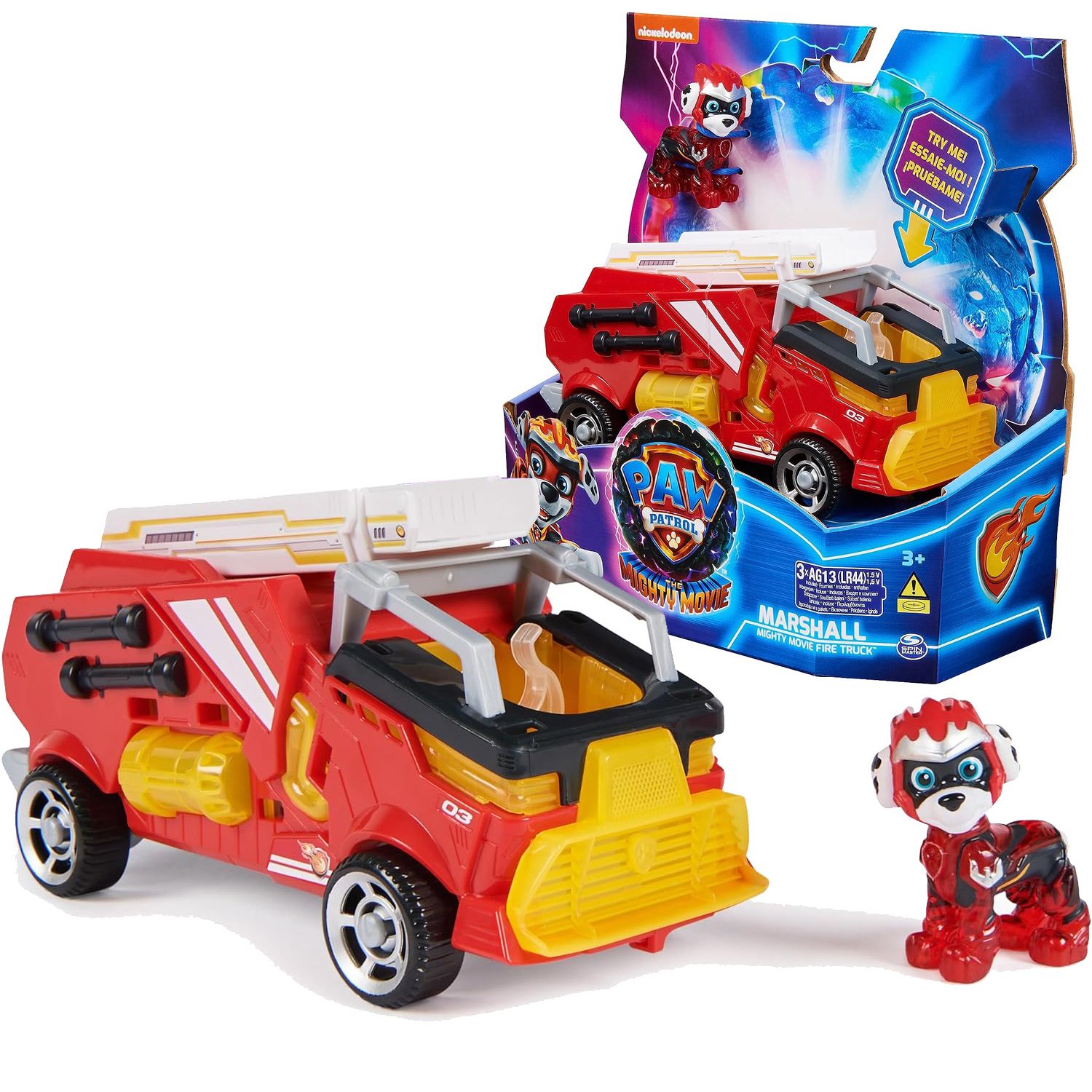 Игрушечная машинка Paw Patrol the mighty movie, Firetruck и Marsha11 ...
