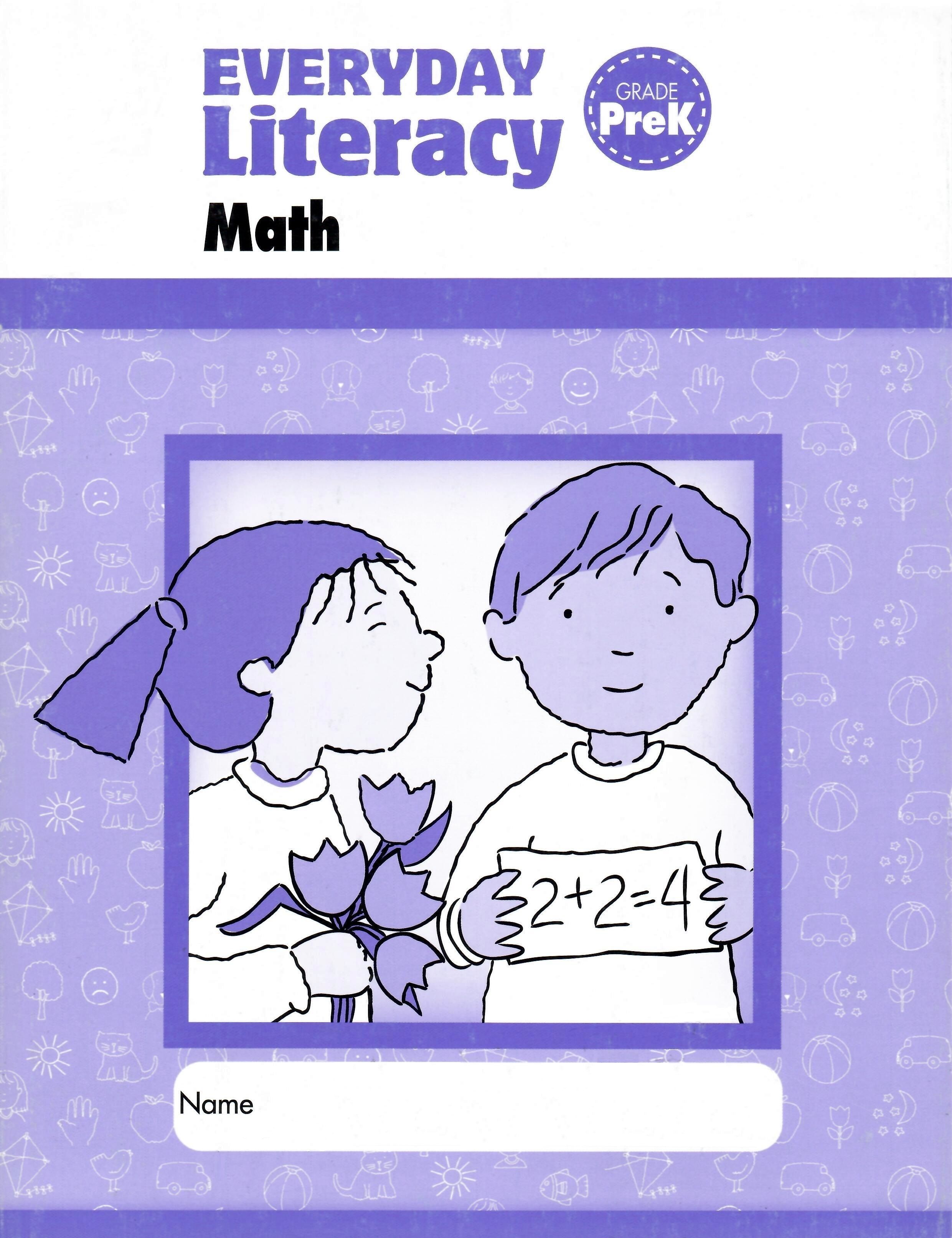 Everyday Literacy: Math, Grade PreK Student Book купить на OZON по ...
