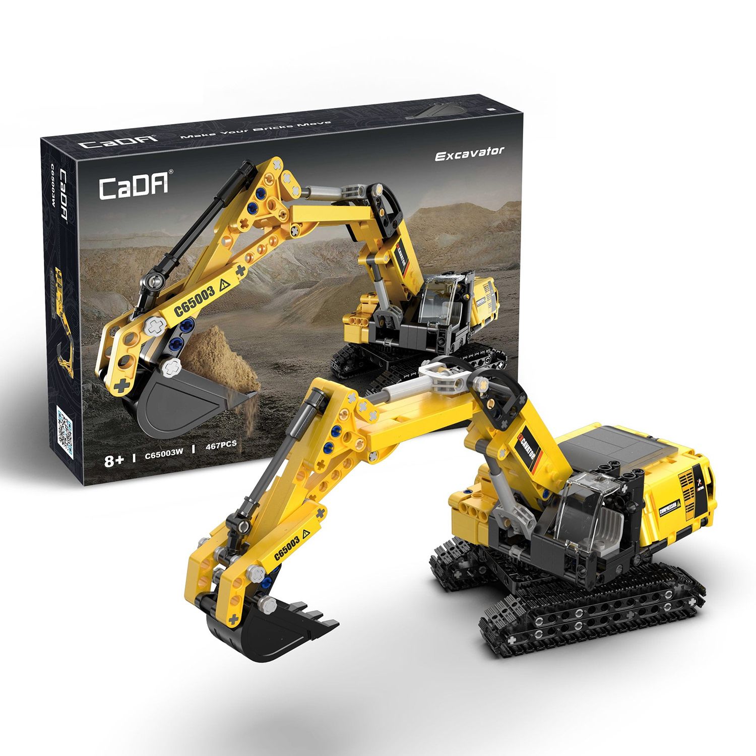 Конструктор Double Eagle Экскаватор, 467 дет. C65003W купить на OZON по ...