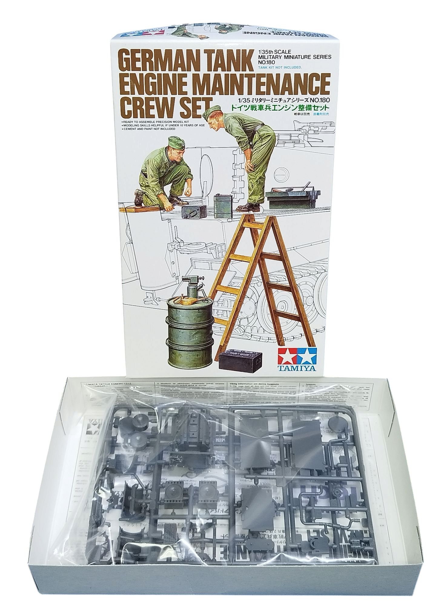 35180 TAMIYA Немецкие механики 2 фигуры. (1:35), Модель для сборки ...
