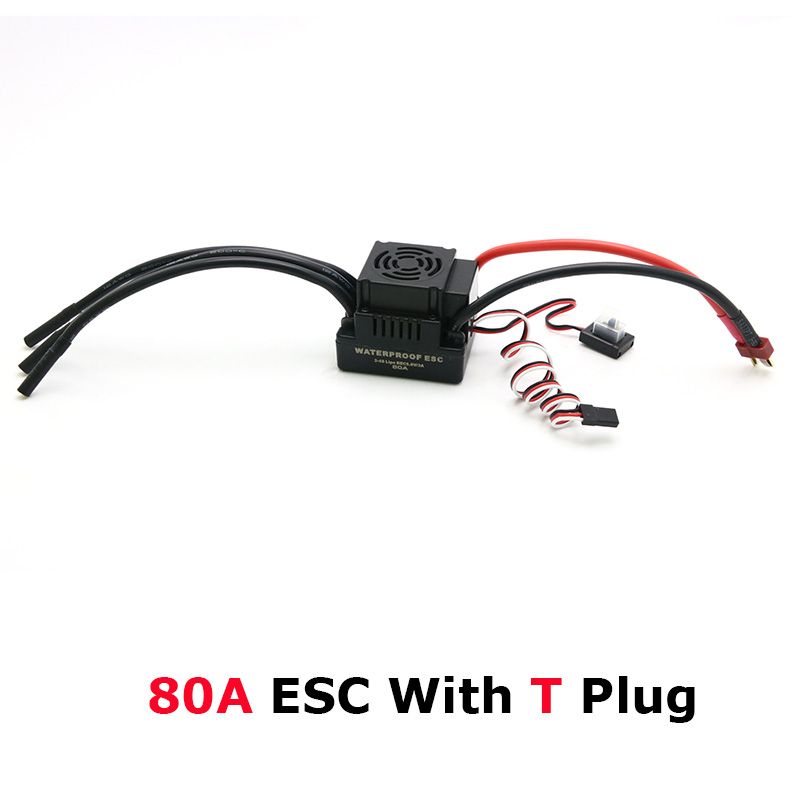 5.5V/3A BEC 80A ESC T plug Бесколлекторный регулятор, Подходит для 1 / ...