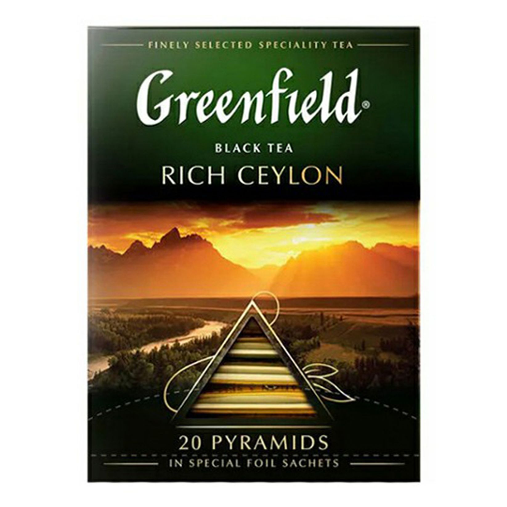 Чай черный Greenfield Rich Ceylon в пирамидках 2 г х 20 шт купить на ...