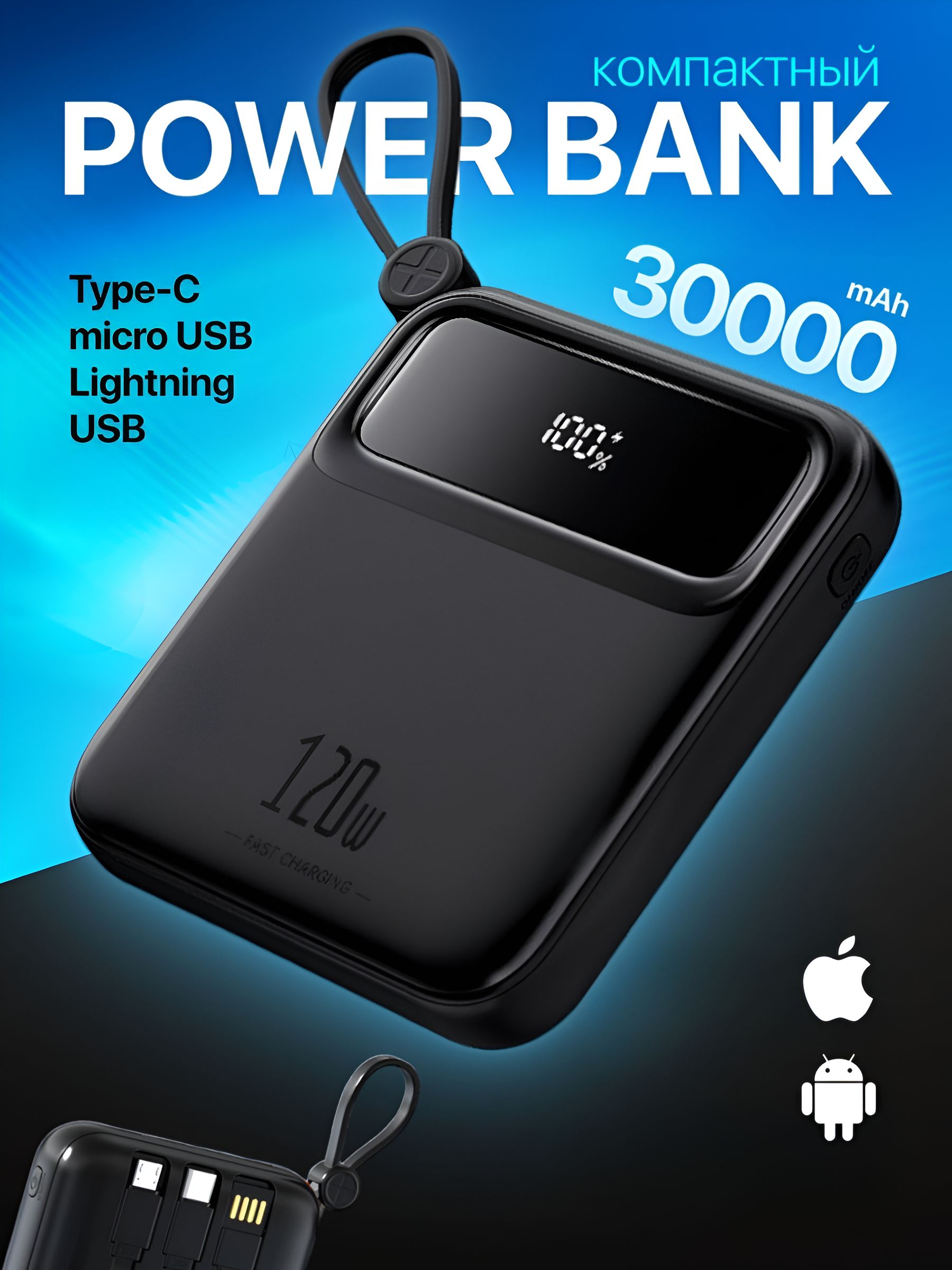 Внешний аккумулятор (Power Bank) ZOMN повербанки купить c доставкой на ...