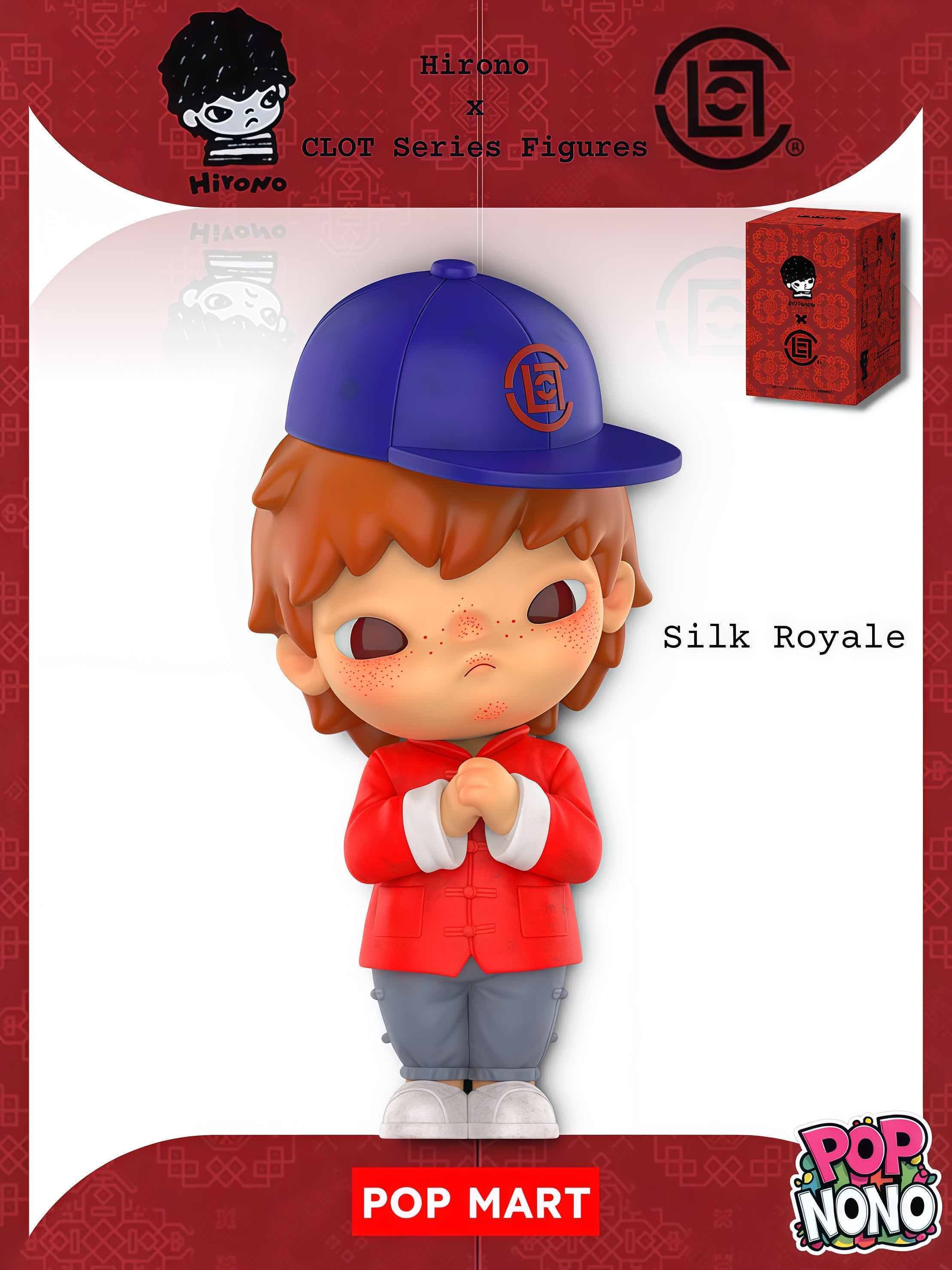 100% Original оригинал Коллекционная POP MART Hirono x CLOT Series ...