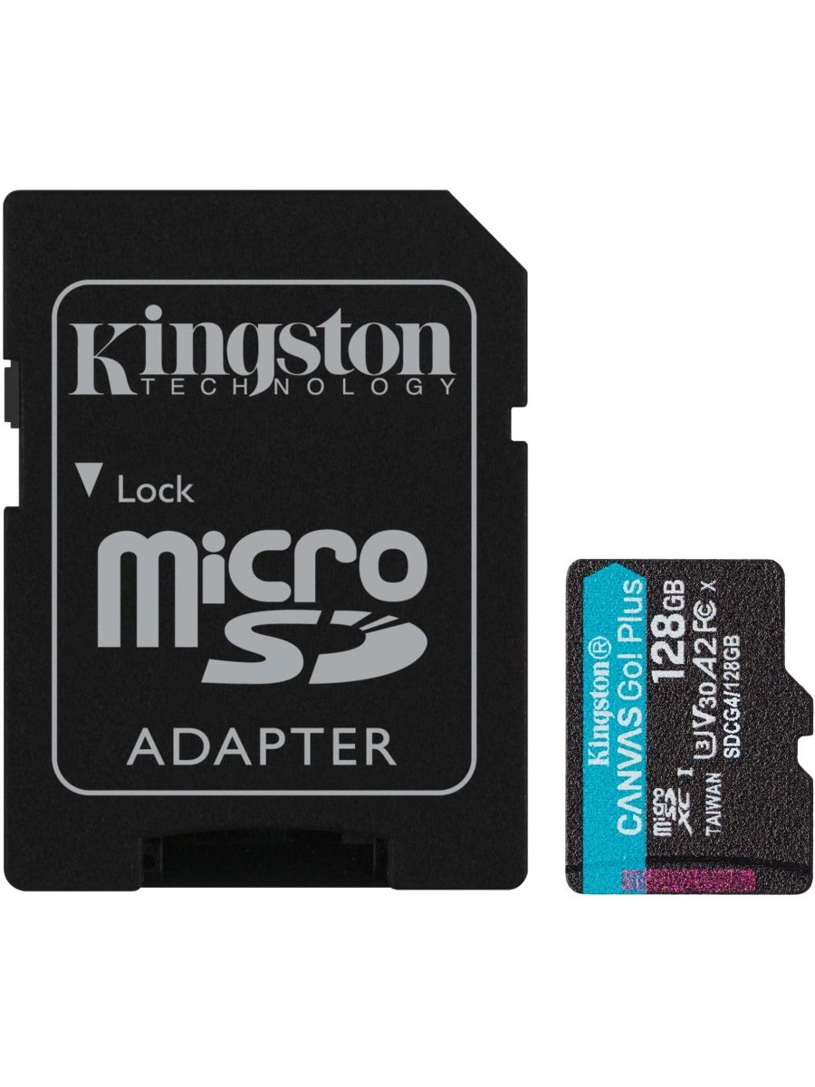 Карта памяти Kingston Canvas Go! Plus_2102173 128 ГБ microSDXC Class 10 ...